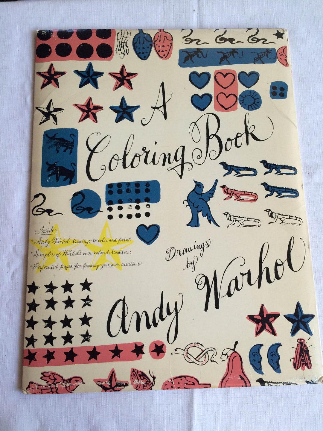 Andy Warhol Warhol Coloring Book Oversize Color Book Pop - Etsy