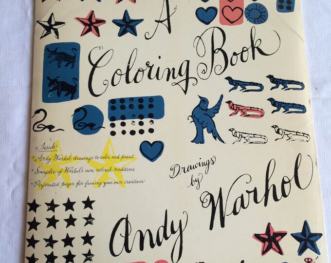 Andy Warhol, Warhol Coloring Book, Oversize Color Book, Pop Art Color ...