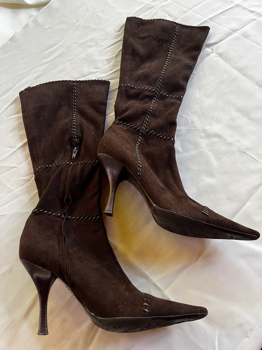 High Heel Boot, Silver High Heel, Size 10 High Heel, Snakeskin Pumps ...