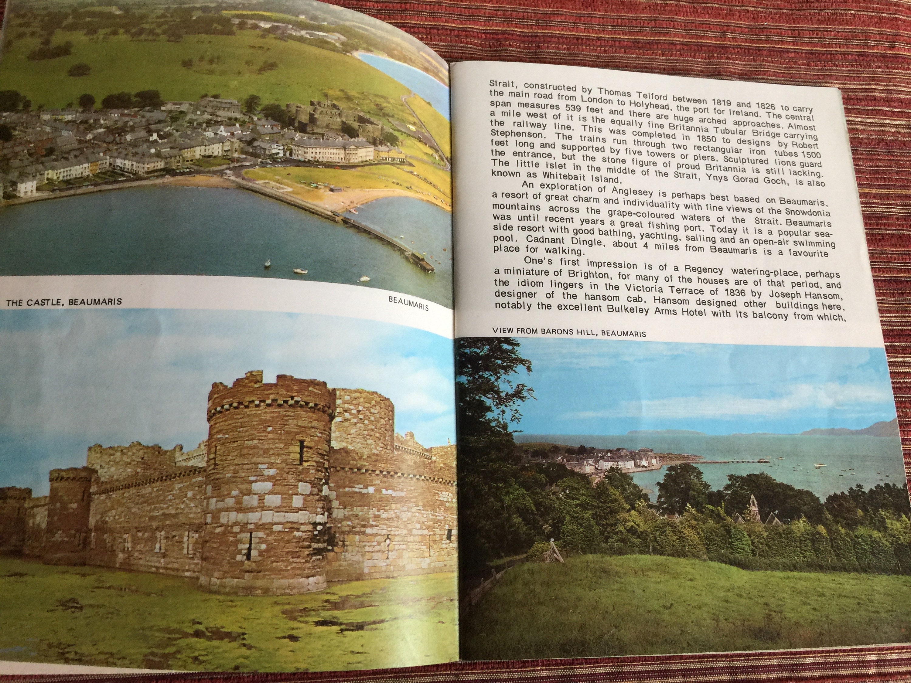 English Tour Book, Anglesey, England Travel Guide, Retro England Guide ...