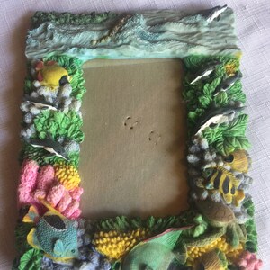 Fish Frame, Sea Life Frame, Novelty Frame, Beach Frame, Tabletop Frame ...