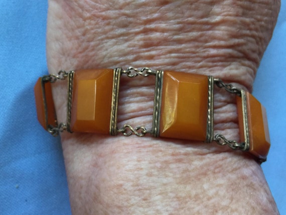 Brown Bracelet, Rust Bracelet,Rust Gold Bracelet,Brow… - Gem