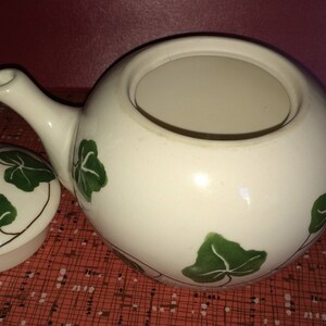 60s Teapot, Ceramic Teapot, Pottery Teapot, Hartstone Teapot, Ivy ...