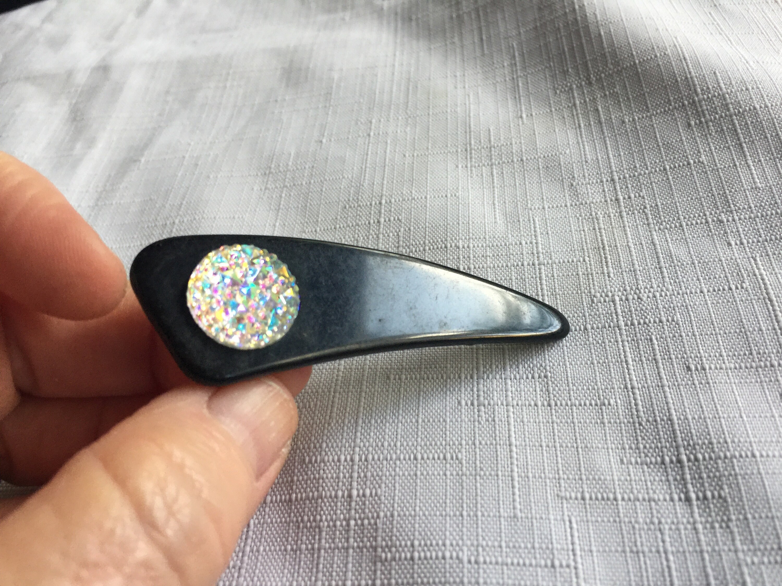 Black Abstract Pin Black Pin Black Broochblack Sparkle | Etsy