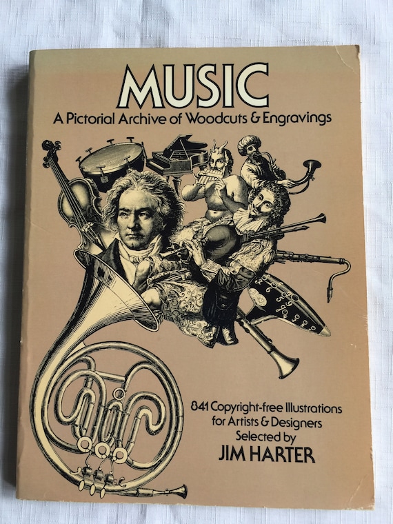 Music Art Book Music Graphic Clip Art Book Music Graphic | Etsy