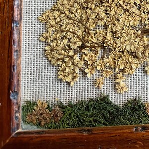 Tree Art, Dried Flower Art, Frame Tree Art, Nature Art, Tree Wall Art ...