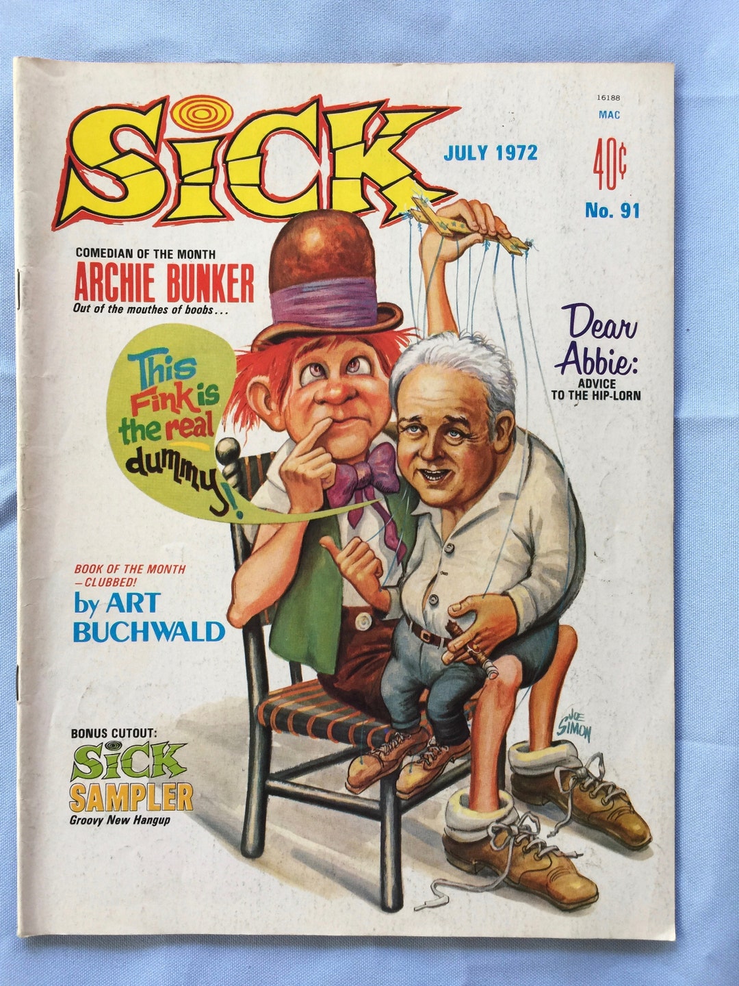 All in the Family, Archie Bunker, 70s Satire, Hippie Magazine, 70s ...