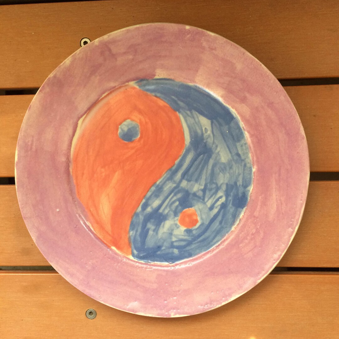 Yin Yang Plate, Yin Yang Art, Taoist Art, Chinese Plate, Philosophy Art ...