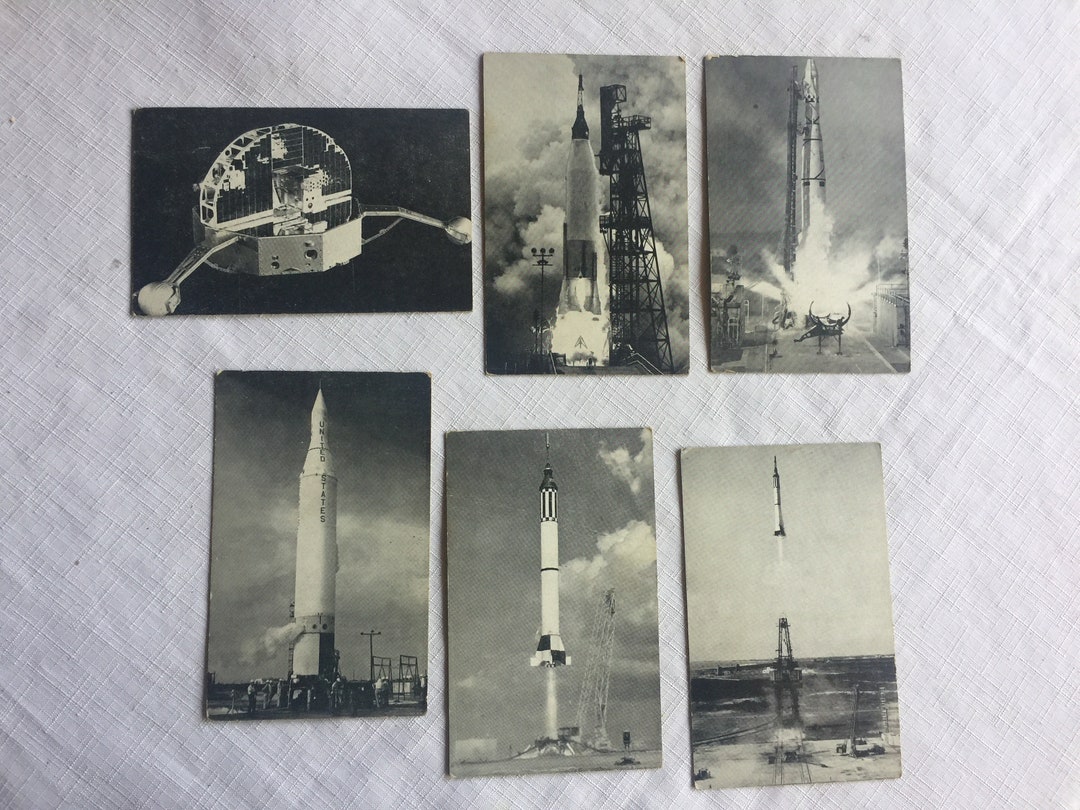 NASA Postcard, Nasa Card, Rocket Ship, Nasa Gift, Spacecraft Art ...