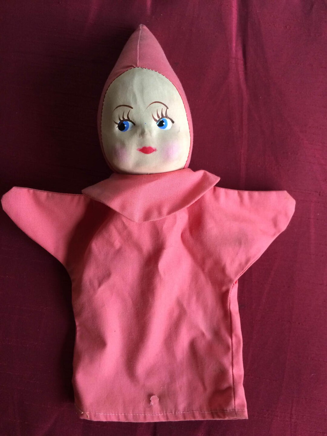 Pixie Puppet, Hand Puppet, Retro Puppet, 60s Puppet, Paper Mache Puppet ...