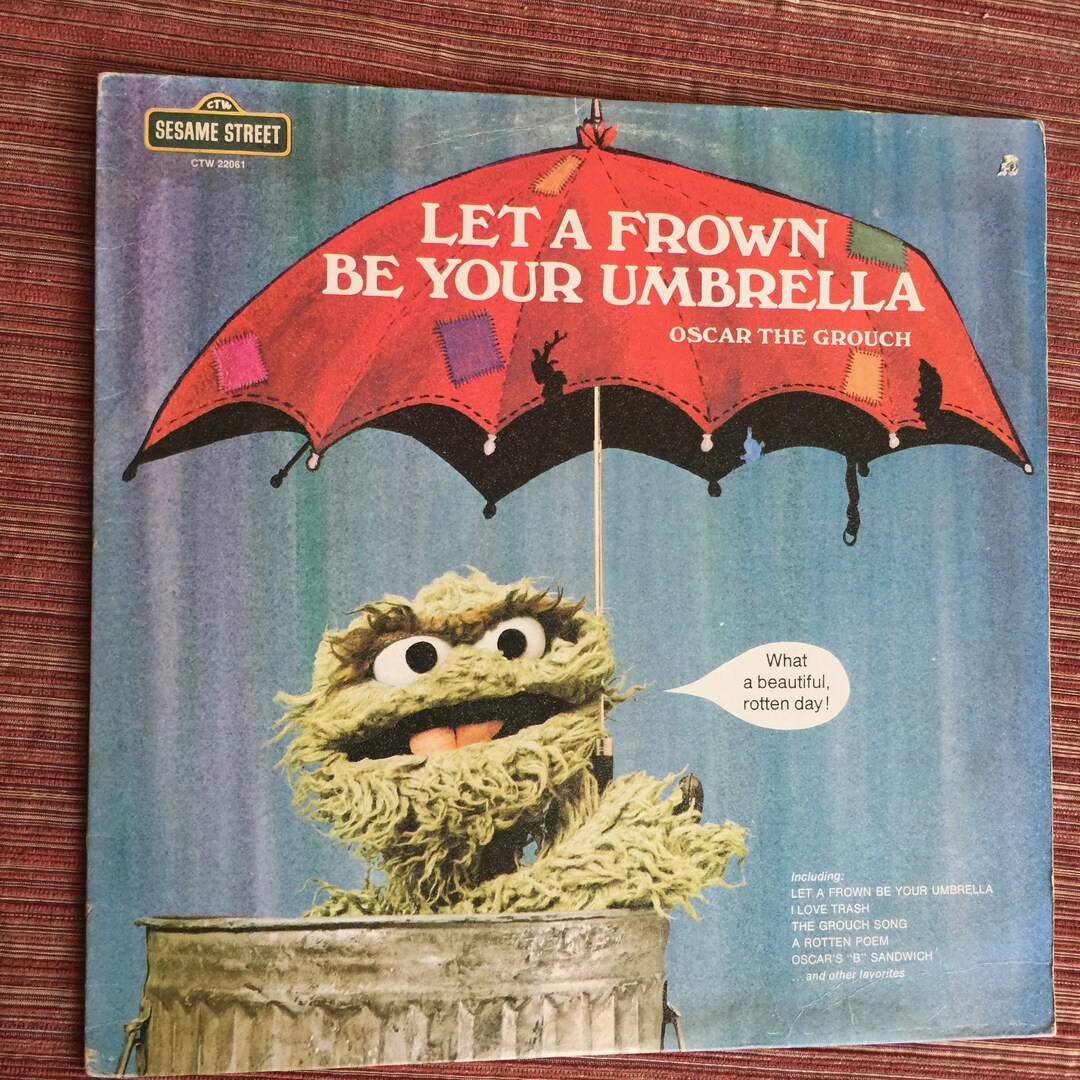 Sesame Street Record, Sesame Street Album, Oscar Grouch, Educational ...