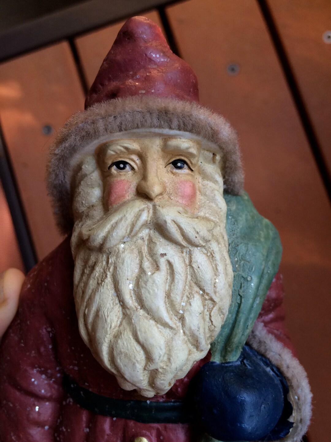 Santa Art, Antique Santa, Santa Display, Santa Doll, Christmas ...