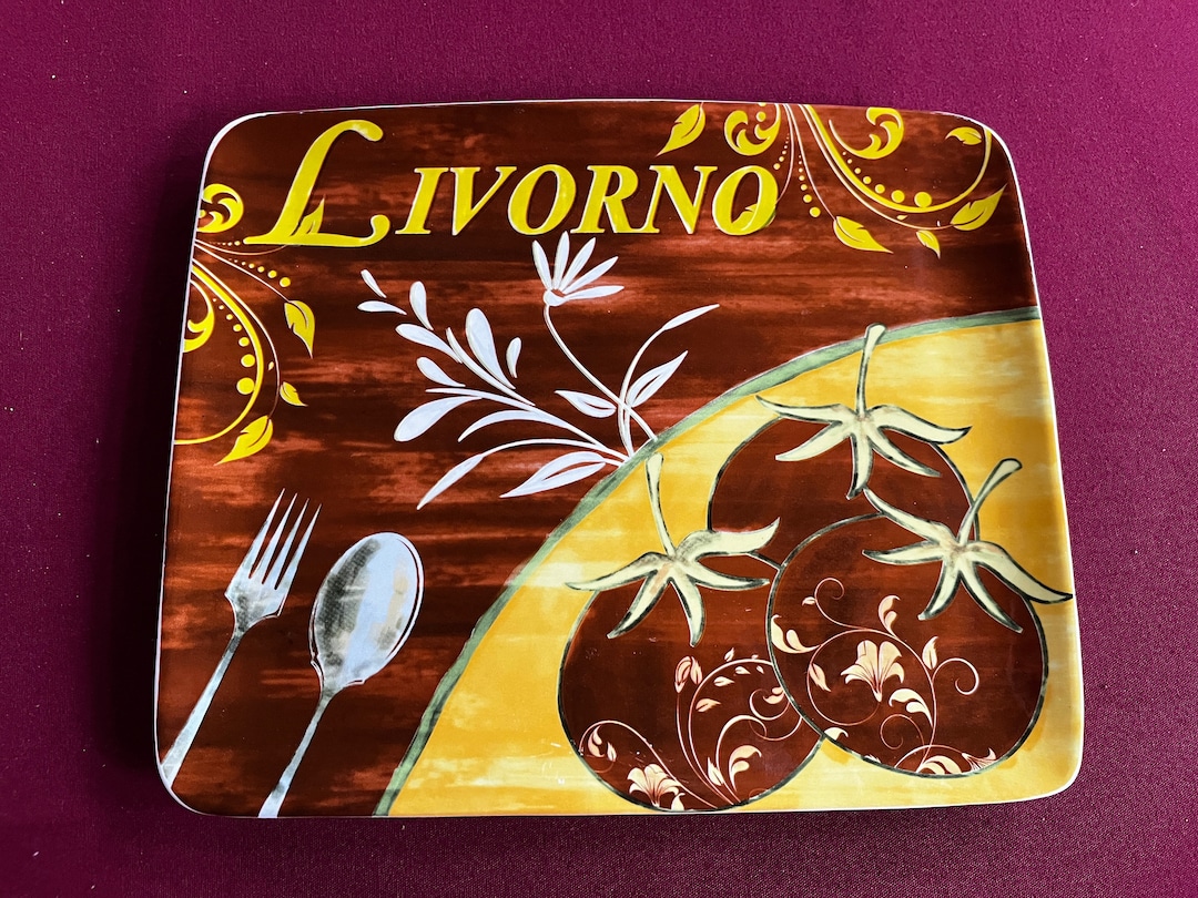 Italy Platter, Ceramic Platter, Kitchen Art, Italy Plate, Italian Plate ...