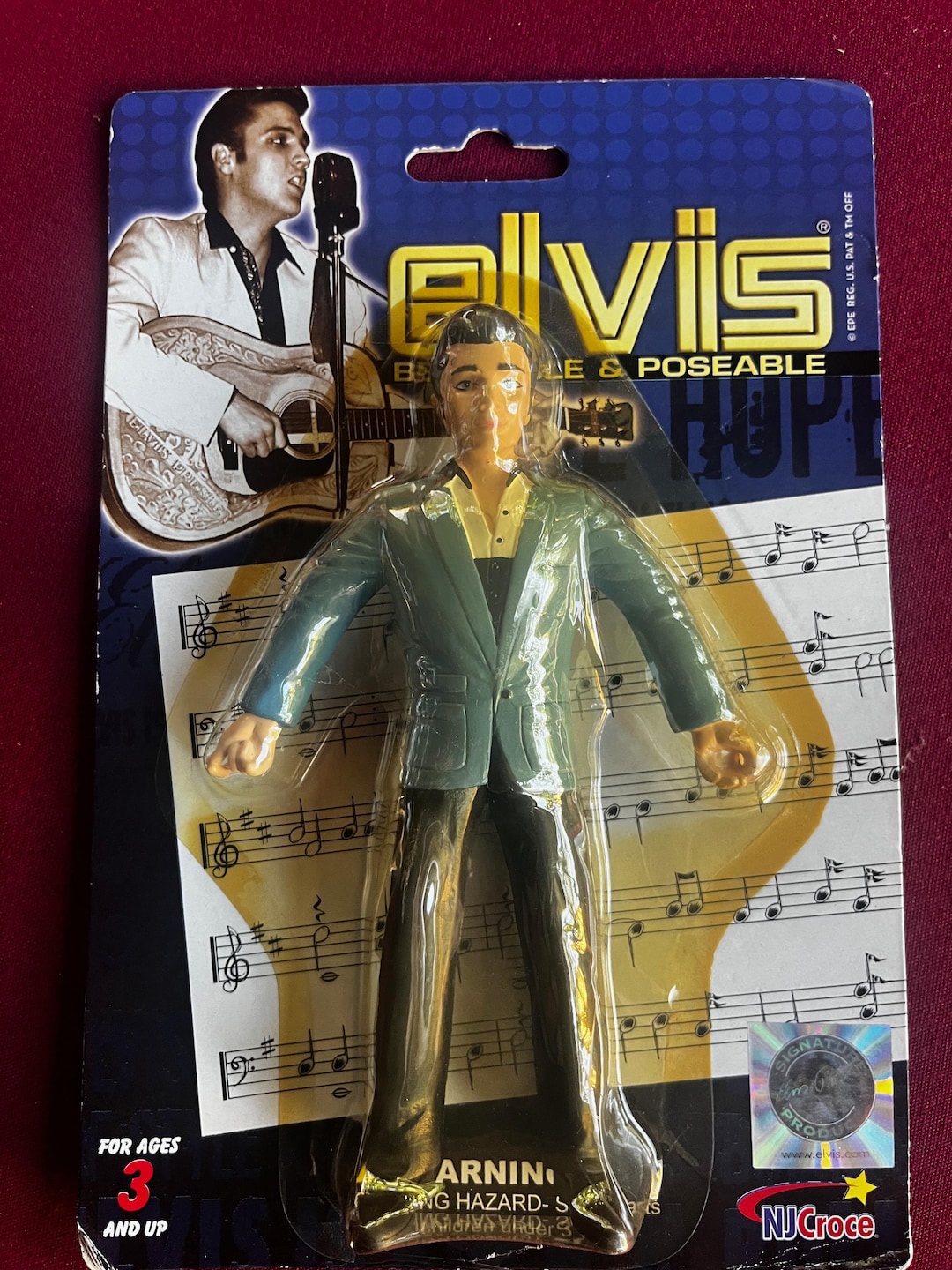 Elvis Presley, Rock Roll Gift, Elvis Gift, Collectible Elvis, Bendable ...