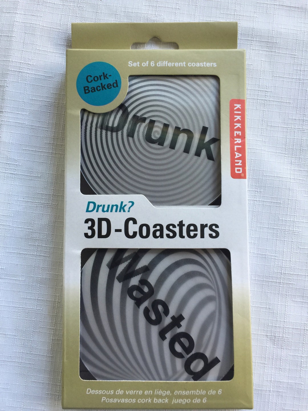 Pop Art Coaster, 3D Art, Lenticular, 3D Coaster, Unique Coaster, Bar ...