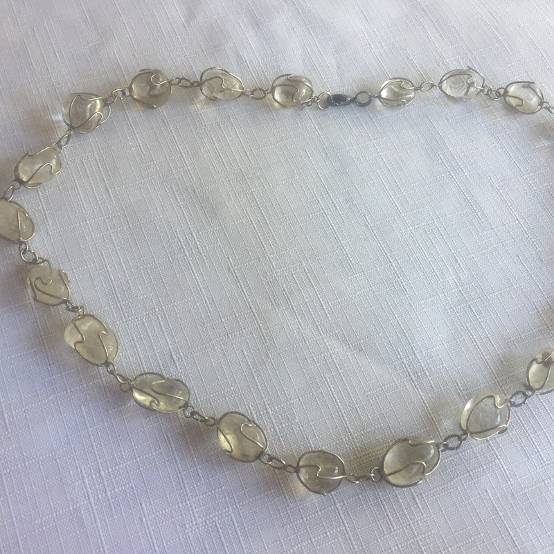Clear Necklace - Etsy