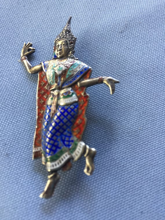 Exotic Brooch, Dance Brooch, Exotic Pin, Unique Brooc… - Gem