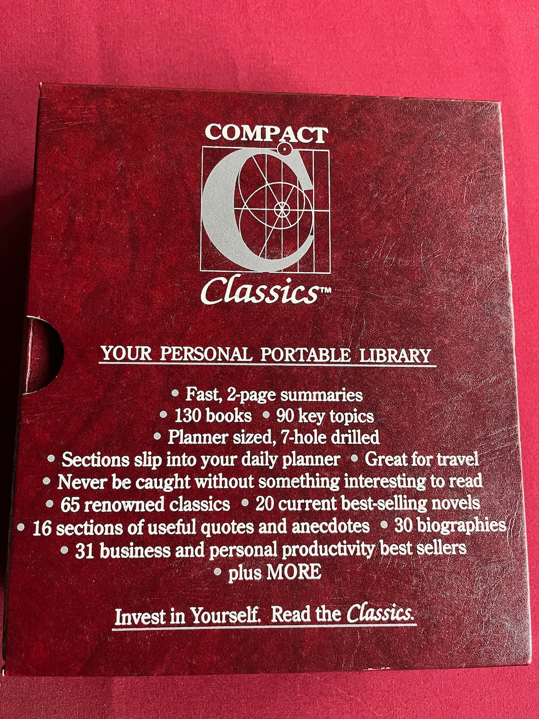 Compact Classics, Portable Library, Readers Digest, Encyclopedia, Book ...