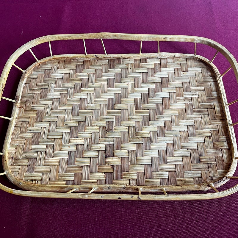 Wicker Tray - Etsy