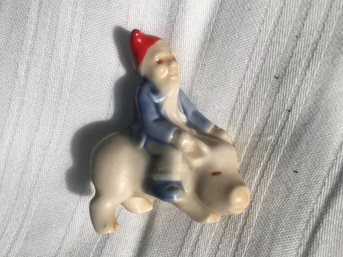 Tiny Elf, Miniature Elf, Ceramic Elf, Wade of England, Elf Collectible ...