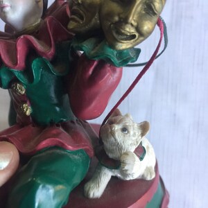 Music Box, Harlequin Figurine, Novelty Music Box, Clown Music Box ...