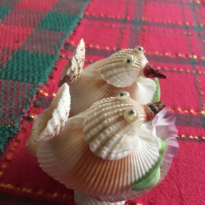 Shell Art, Shell Bird, Beach Sculpture, Shell Sculpture, Beach Decor ...