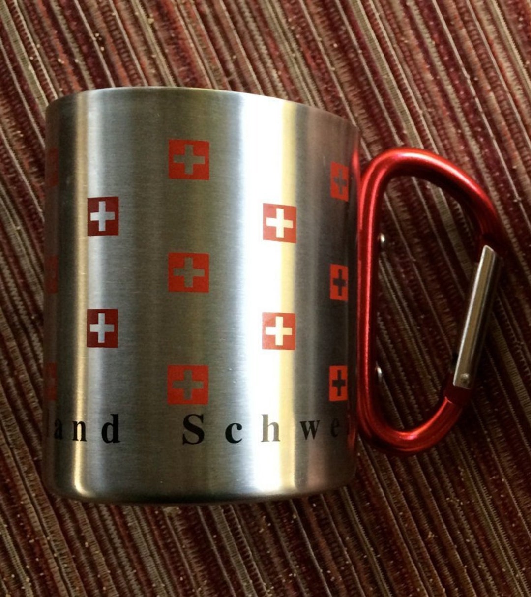 Swiss Cup, Swiss Mug, Steel Cup, Steel Mug, Camping Mug, Camping Cup ...