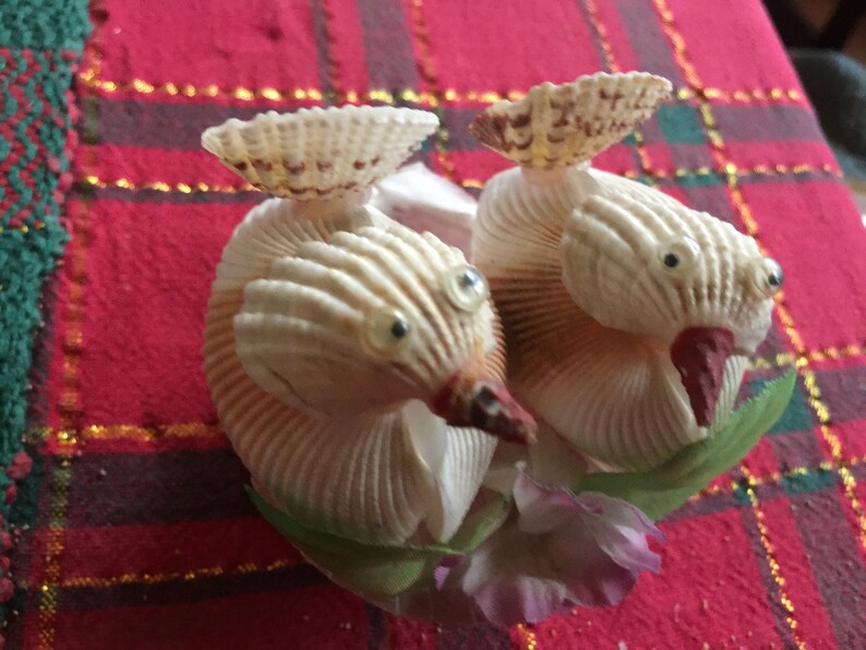 Shell Art Shell Bird Beach Sculpture Shell Sculpture Beach - Etsy