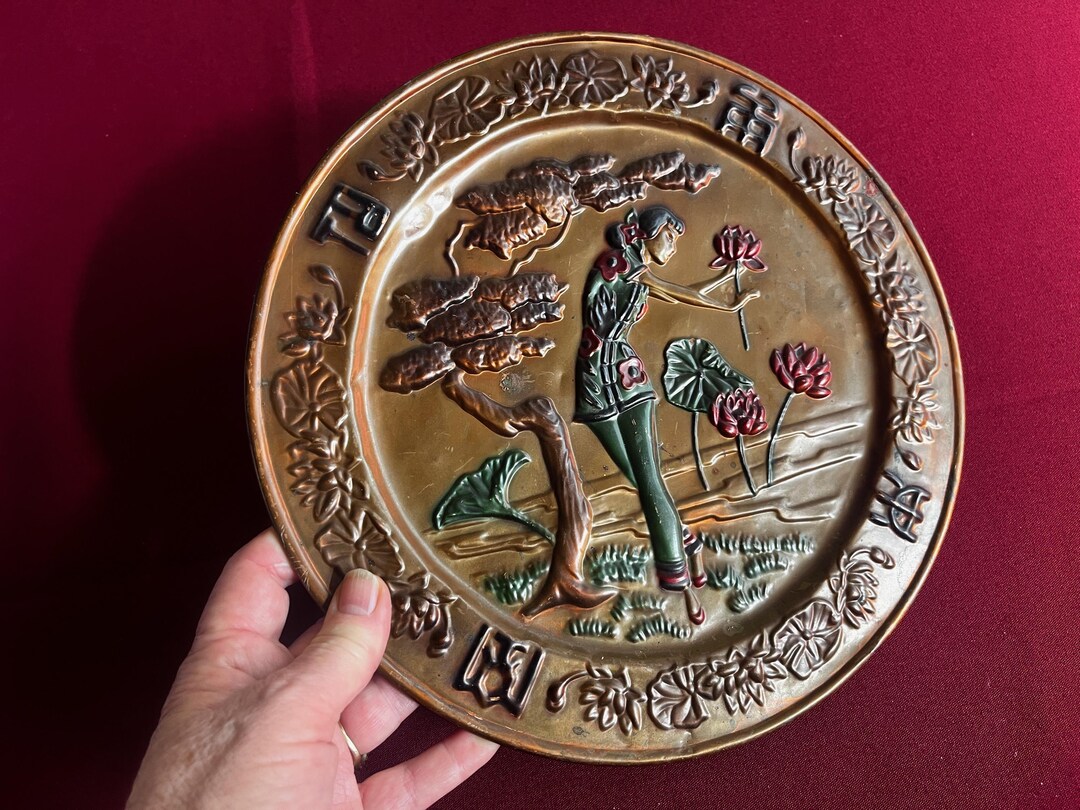 Chinese Plate, Chinese Art, Chinese Decor, Chinese Dancer, Boho Art ...