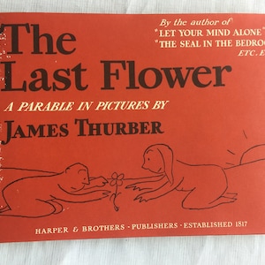 Thurber Art Book, James Thurber, Thurber Book, Illustrated Book, New ...
