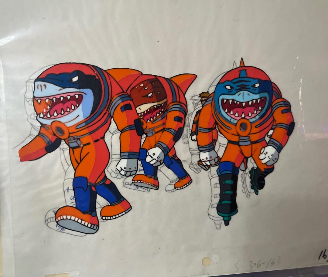 Anime Art, Anime Cel, Street Sharks, Japanese Anime, Anime, Film Cell ...