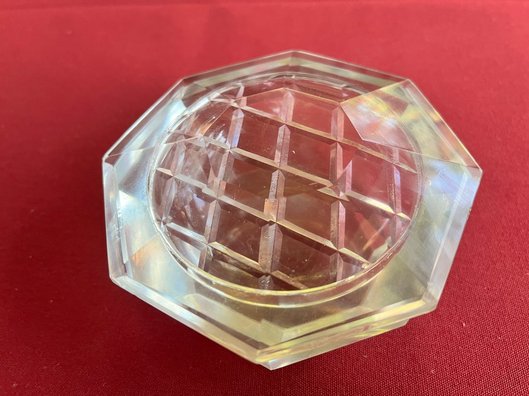 Small Glass Box, Keepsake Box, Retro Trinket Box, Glass Box, Keepsake ...