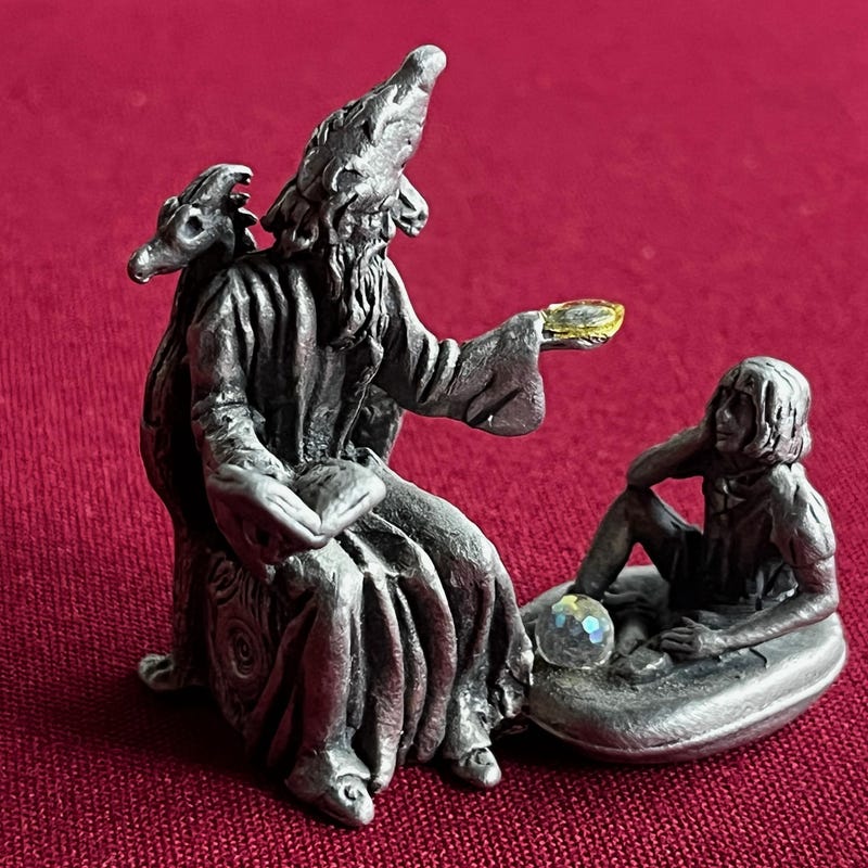 Pewter Wizard - Etsy