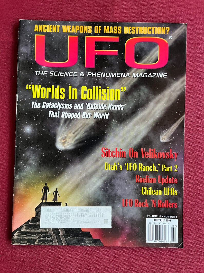 UFO Reports, 90s UFO Magazines, Phenomena Magazine, Science Magazine ...