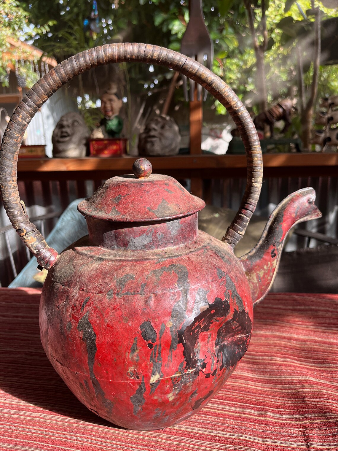 Halloween Teapot, Distress Prop, Halloween Prop, Witch Teapot, Scary ...