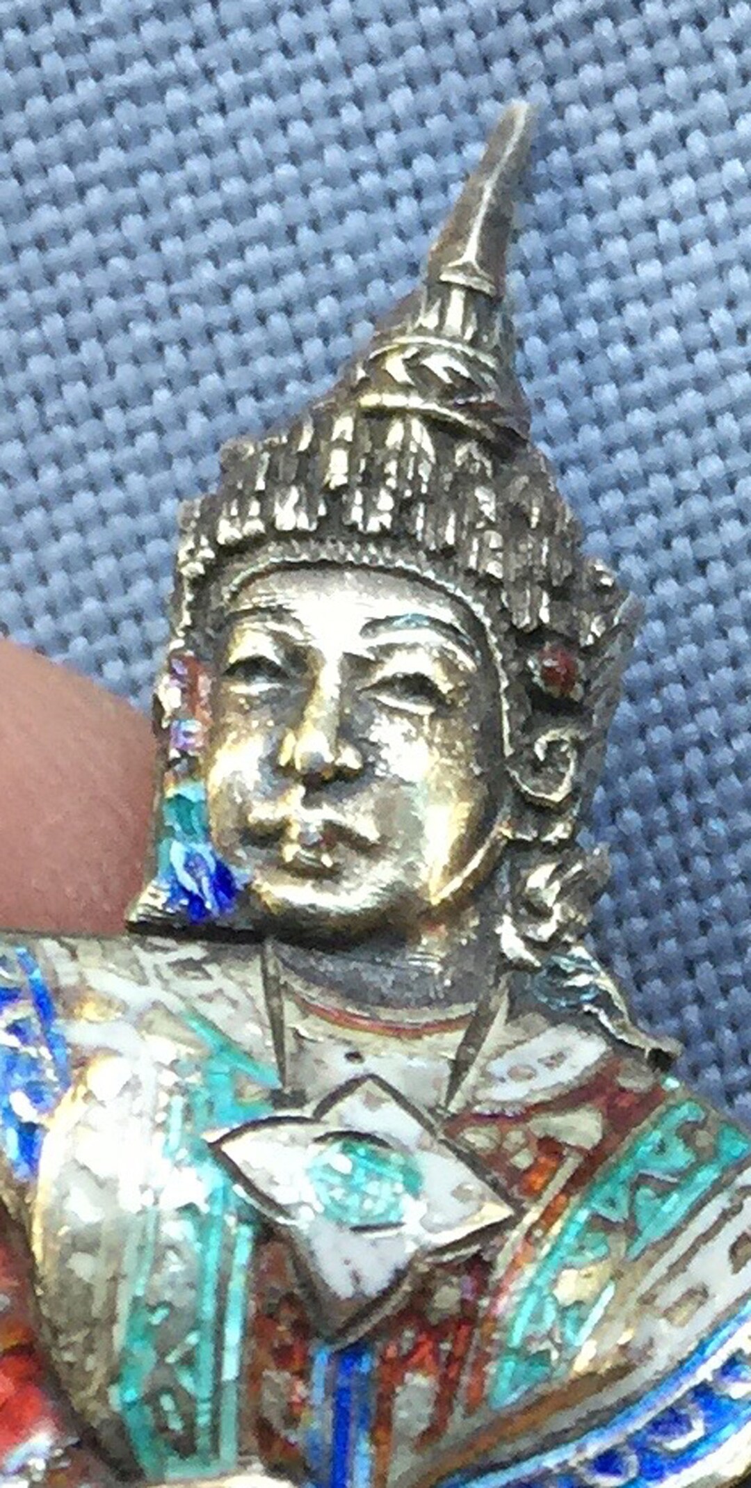 Exotic Brooch, Dance Brooch, Exotic Pin, Unique Brooch, Siam Pin, Siam ...