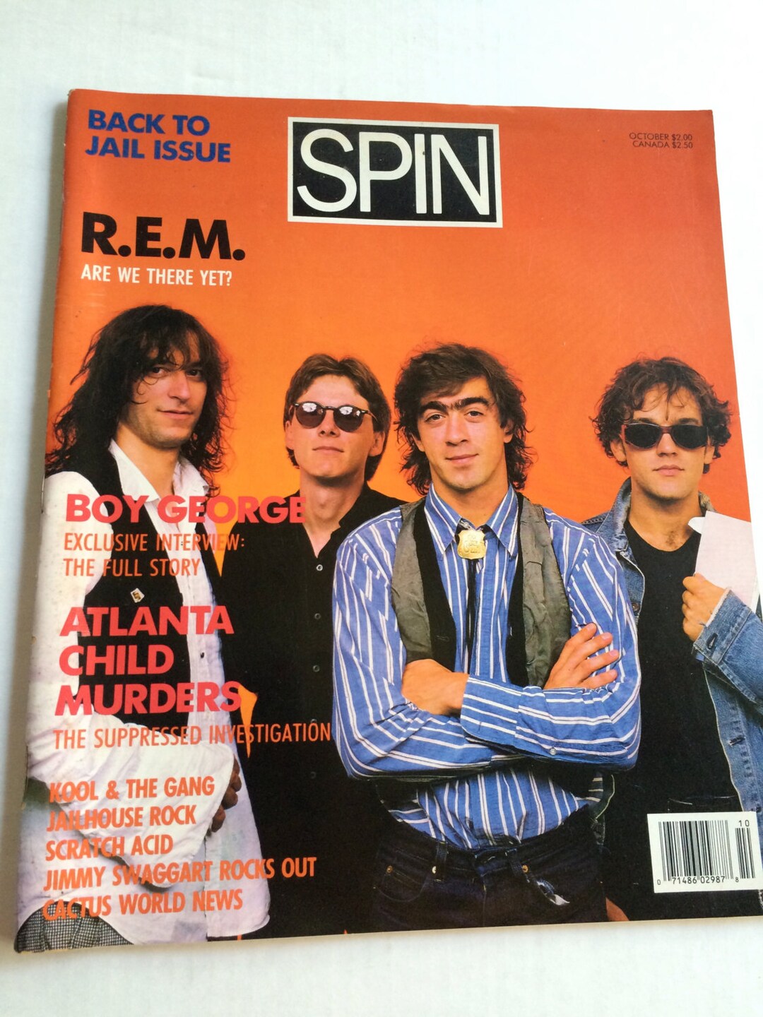 REM Magazine, Rock Magazine, 80s Magazine, REM Collectible, American ...