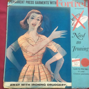 Housewife Art, Housework Art, 50s Sign, Ironing Art, Housewife Decor ...