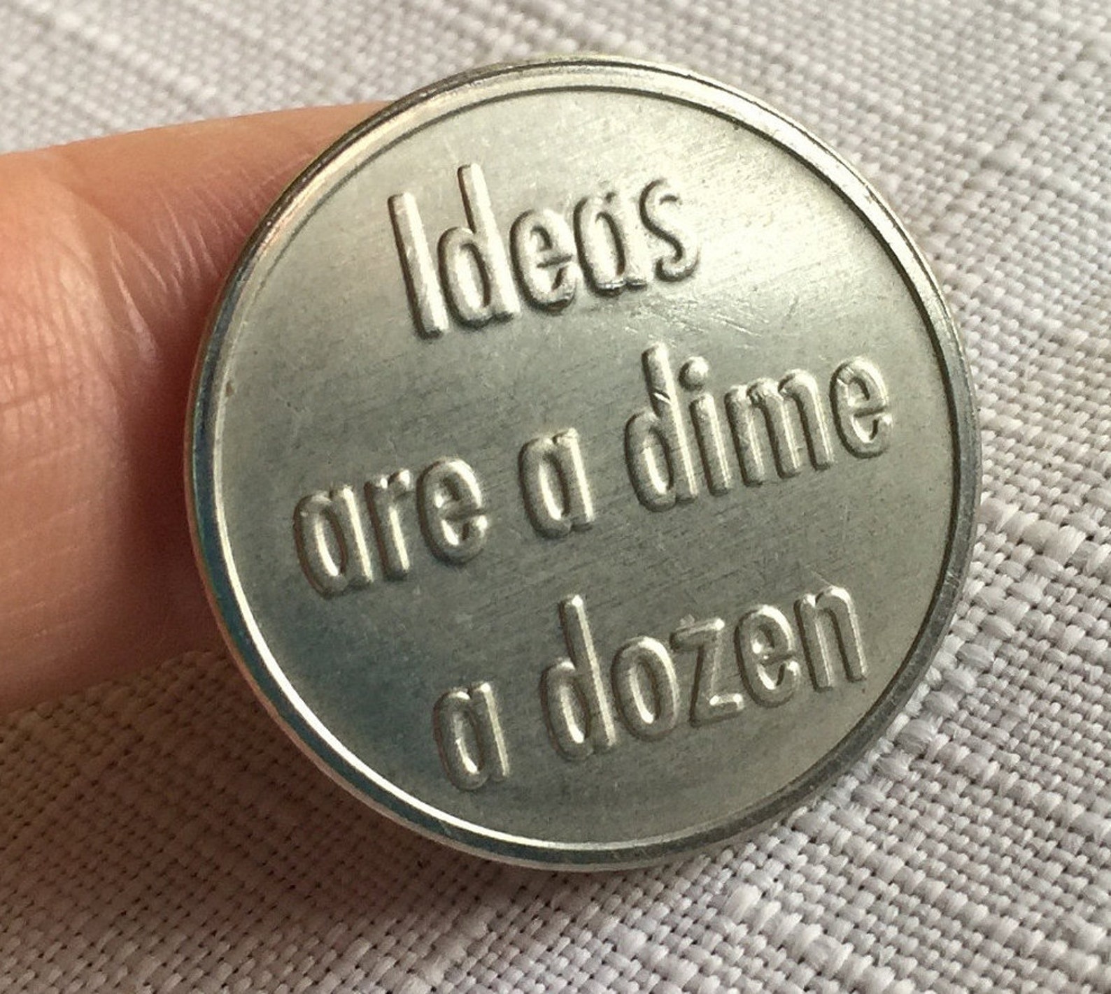 Joke Coin Message Coin Entrepreneur Gift Hard Work Joke | Etsy