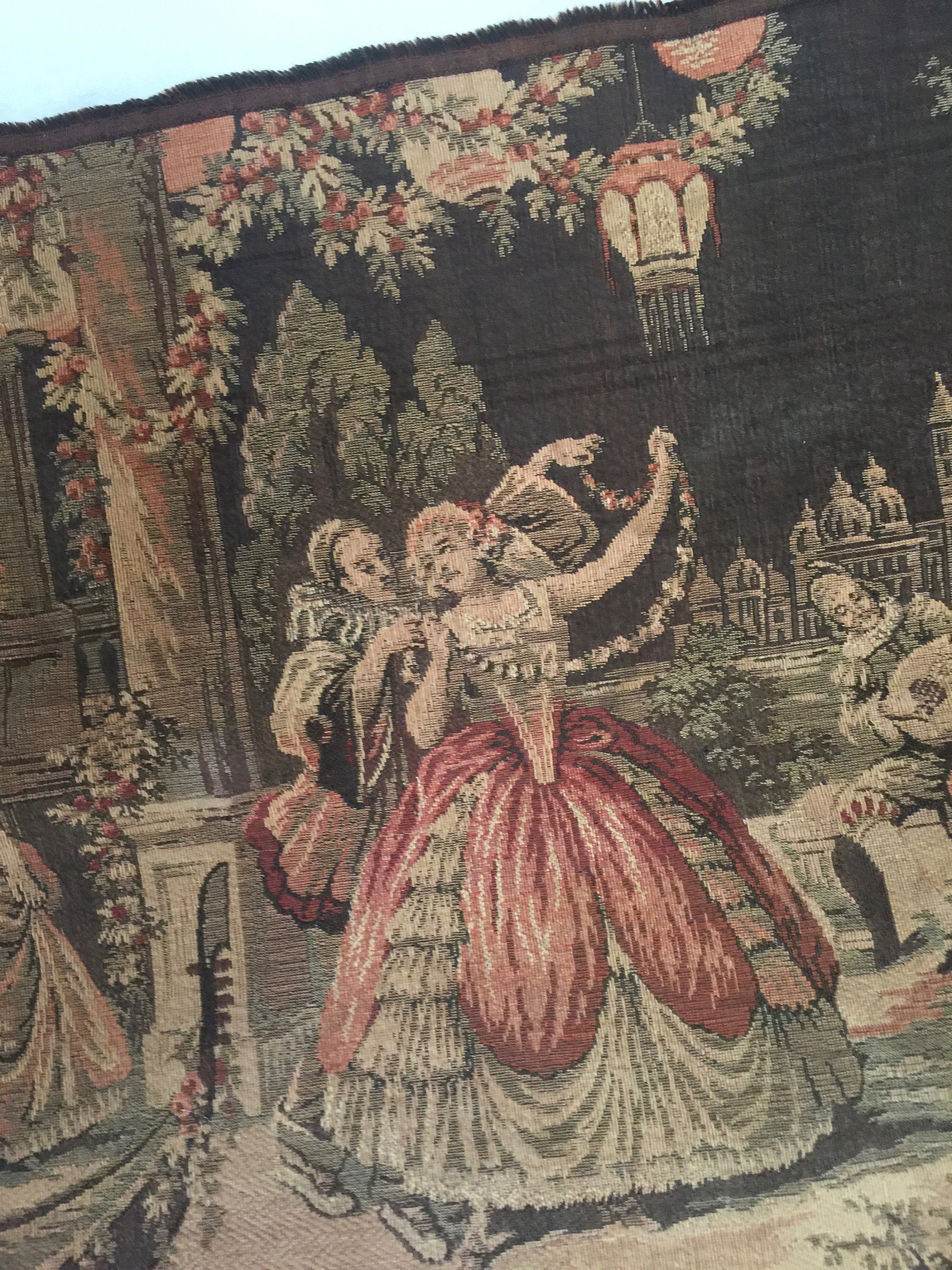 Art Tapestry, Brocade Hanging, Wall Tapestry, Edwardian Art, Edwardian ...