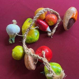 Paper Mache Fruit, Mexico Kitchen, Kitchen Hanging, Kitchen Art ...