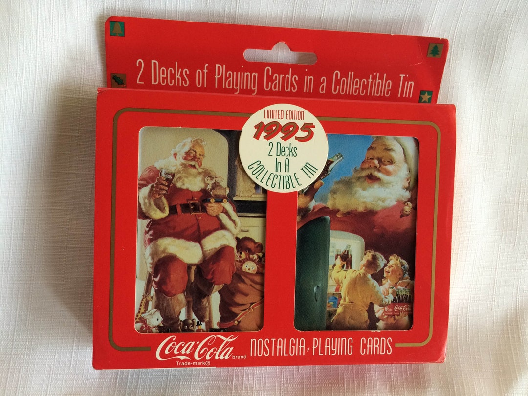 Christmas Card Deck, Christmas Play Card, Christmas Game, Retro Card ...