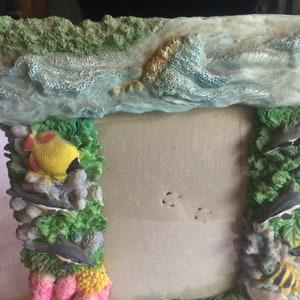 Fish Frame, Sea Life Frame, Novelty Frame, Beach Frame, Tabletop Frame ...