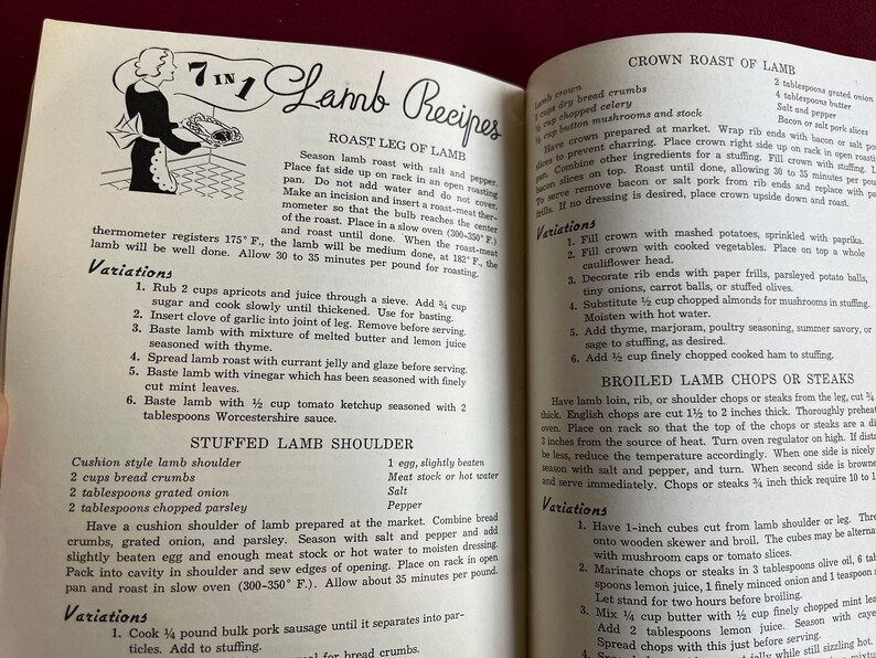 Recipe Book, Meat Book, Retro Recipe, Meateater, Carnivore, Butcher ...