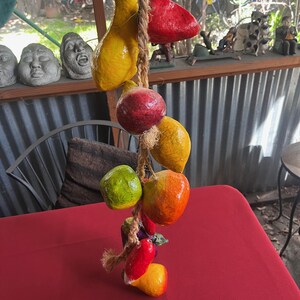 Paper Mache Fruit, Mexico Kitchen, Kitchen Hanging, Kitchen Art ...
