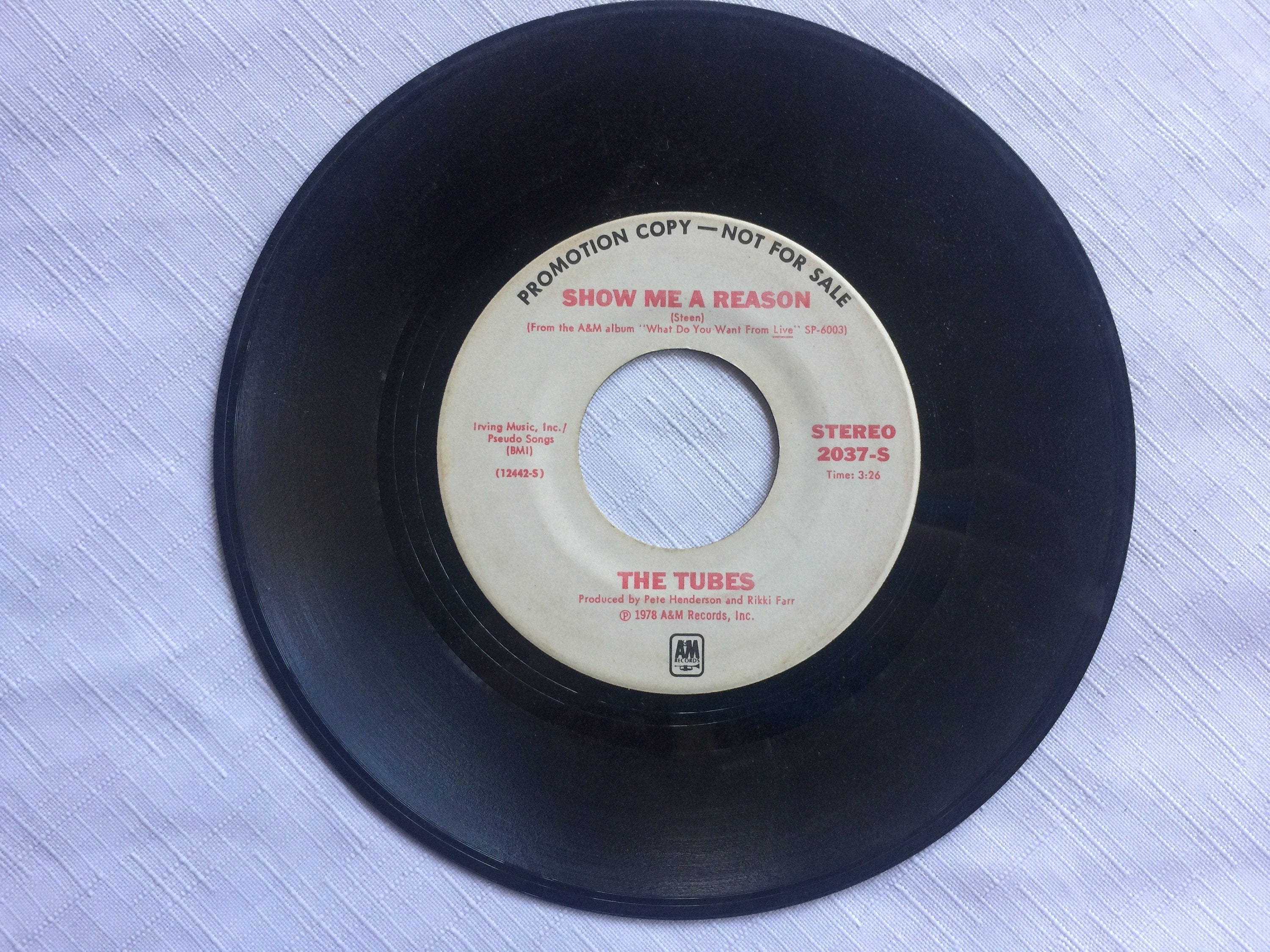 Decorative Records Retro Records 70s Record the Tubes 70s - Etsy