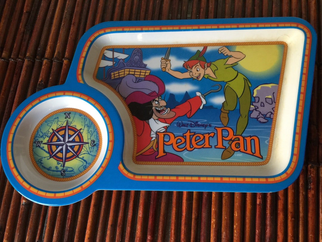 Peter Pan Gift, Child Plate, Child Dish, Disney Decor, Disney Gift ...