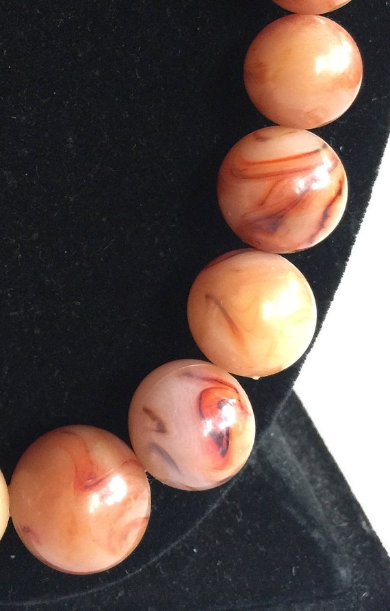 Autumn Necklace, Rust Bead, Retro Bead, Rust Necklace… - Gem