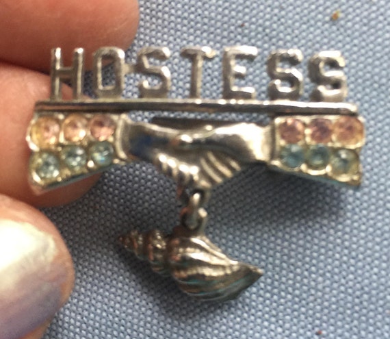 Hostess Pin, Hostess Brooch, Party Hostess Brooch, Pa… - Gem