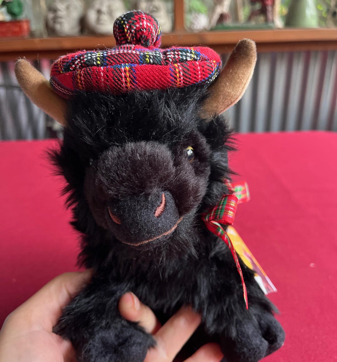 Stuffed Cow, Plush Cow, UK Toy, England Gift, Highlands Gift, Calf Toy ...
